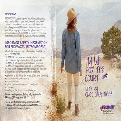 Prom18011 branded itp_patient_brochure_04_03-2 | PDF | Blood Disorders | Diseases and Conditions