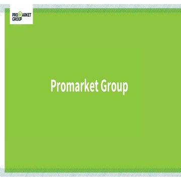 Promarket company profile | PDF | Business Expos & Conferences | Events