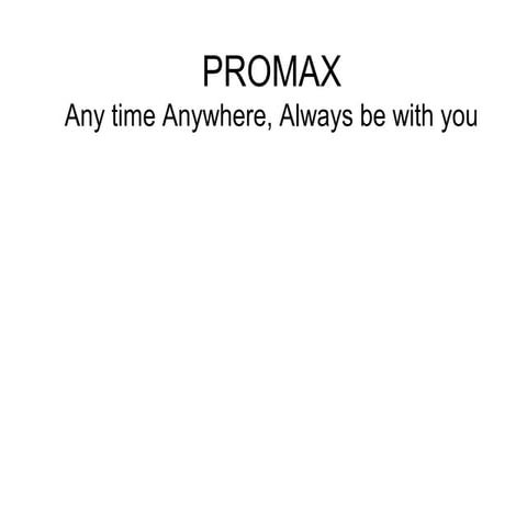 Promax slides | PPT