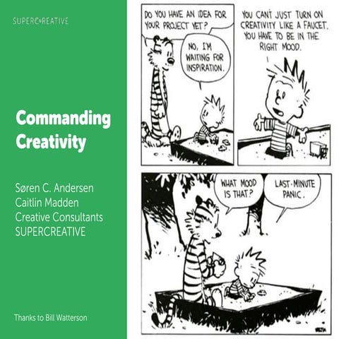 Commanding Creativity - How to create ideas on command | PDF