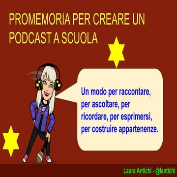 Promemoria per creare un podcast | PDF