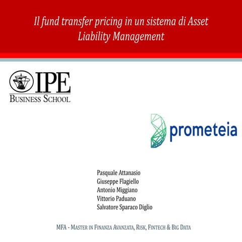 Il fund transfer pricing in un sistema di Asset Liability Management PW ...