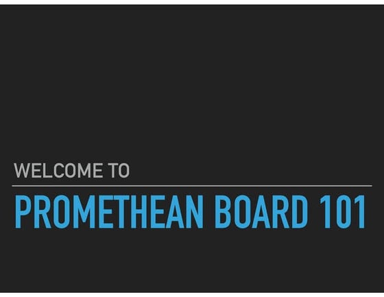 Powerpoint and promethean board | PDF