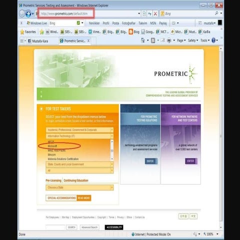 Prometric Üzerinden Sınav Rezervasyonu Nasıl Yapılır | PPT