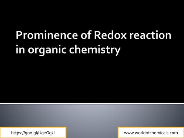 REDOX REACTION | PPTX