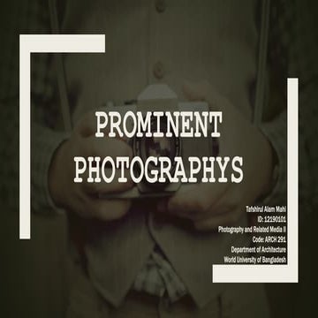 Famous & Prominent Photography-MaHi.pptx