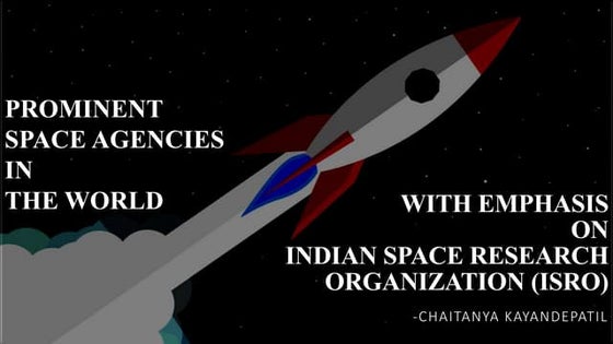 Indian space research organisation (ISRO) | PPT
