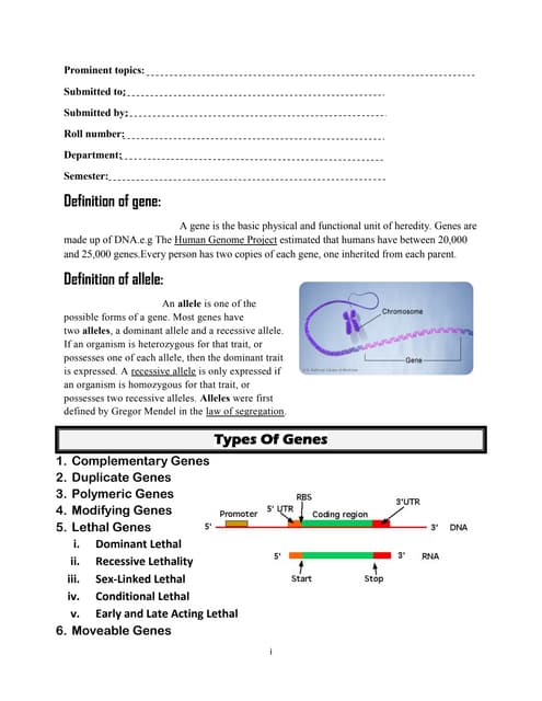Lethal Genes Pptx