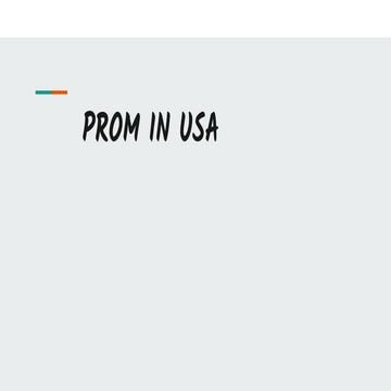 Prom in usa | PPT