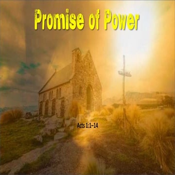 Promise of power | PPTX