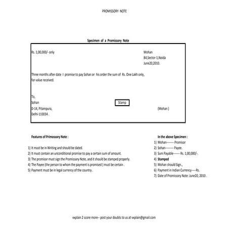 Promissory notes | PDF