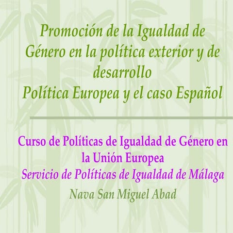 Perspectiva De GéNero | PPT