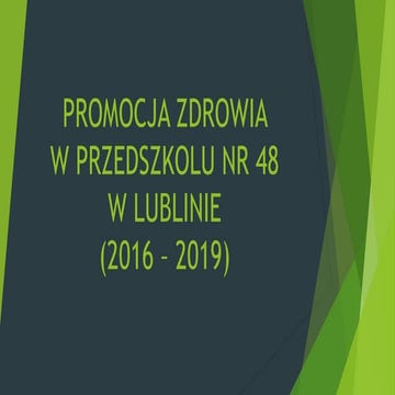 Promocja zdrowia | PPT