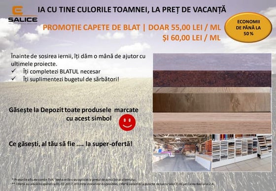 Promotie PAL BLAT FALCO Salice | PPT