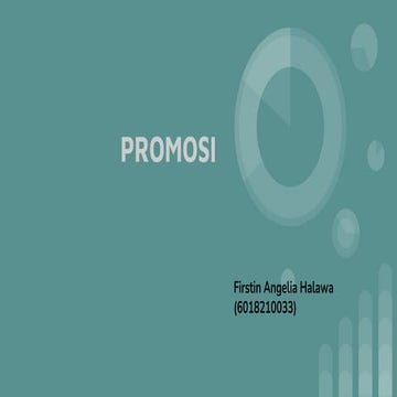 Promosi | PPT