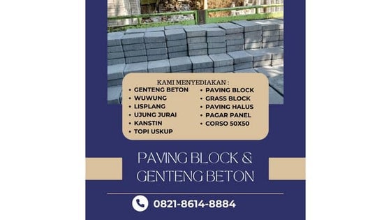 Paving Block Harga Satuan | PDF