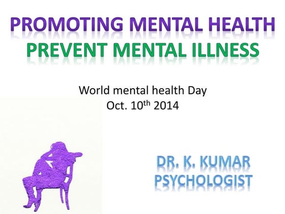 Mental health psychology | PPTX