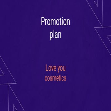 Digital Marketing Promotion For a Brand Makeup | PDF