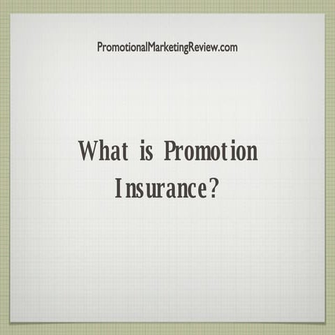 Promotion Insurance | PPT