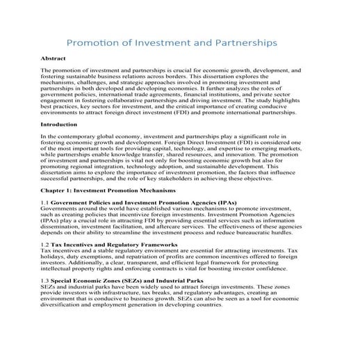 Promotion of Investment and Partnerships.docx