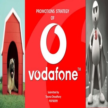 Promotions strategy of vodafone india | PPTX