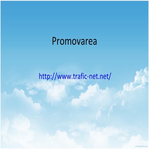 Promovarea | PPT