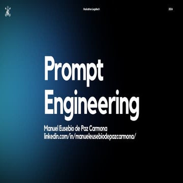 Prompt Engineering | Getting started .pdf
