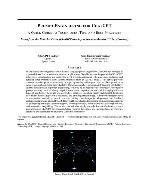 prompt engineering | PDF