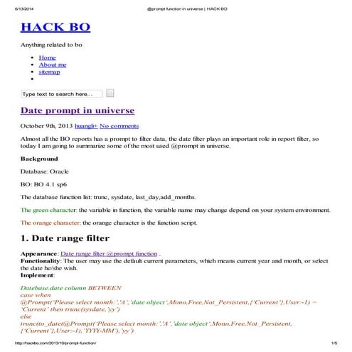 @Prompt function in universe hack bo | PDF