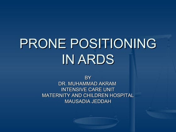 Prone Positioning in Severe Acute Respiratory Distress Syndrome.pptx