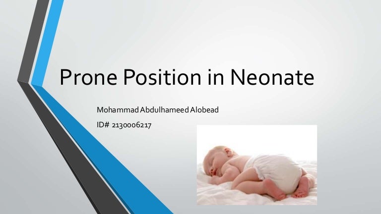 Evidences about Prone position in neonate