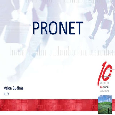 Pronet corporate presentation | PPTX