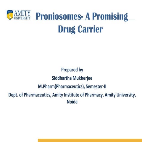 Proniosome | PPT