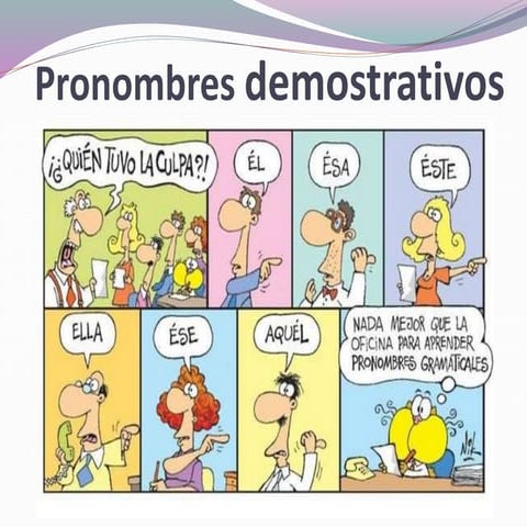 Pronombres demostrativos | PPTX