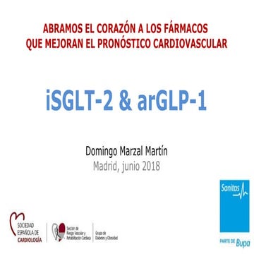 Diabetes en prevención secundaria. iSGLT2 y arGLP1 | PPT