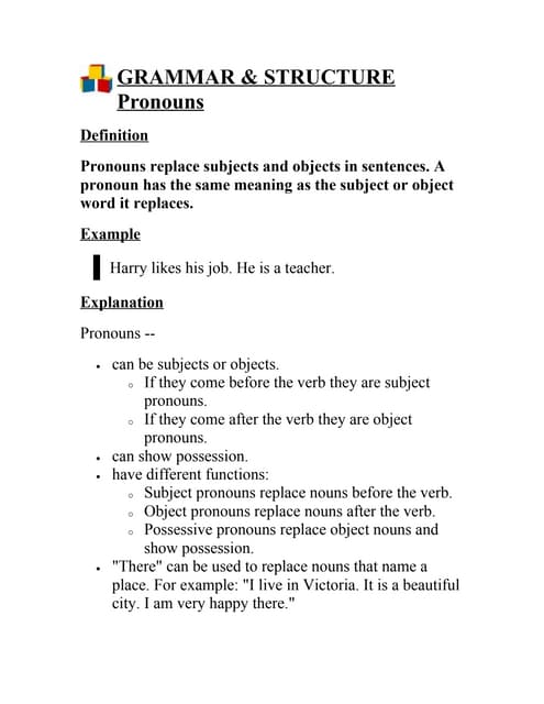 Grammar 1st It is said that, He is said to, (be) supposed