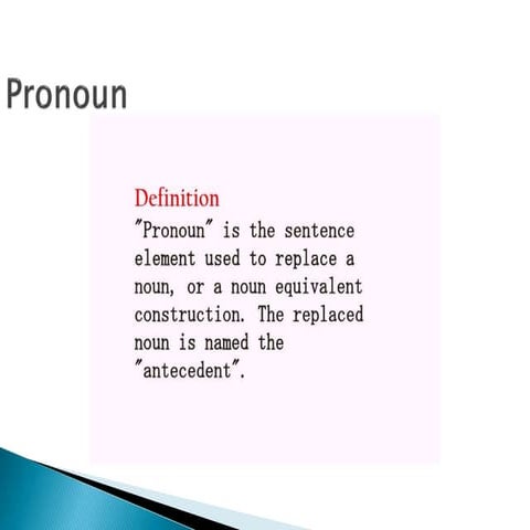 Pronoun | PPT