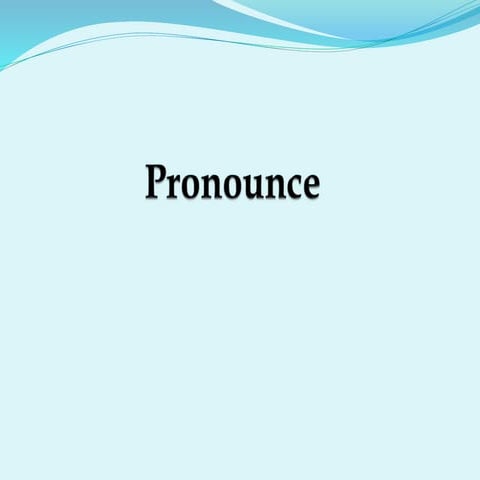 Pronounce rules(not for reading)for children. | PPTX