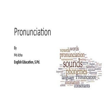 Pronounciation in English Material Teaching | PPTX