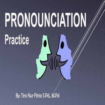Pronunciation (Practice) | PPT