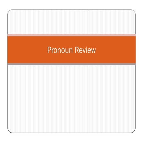 Pronoun review 13 14 | PDF