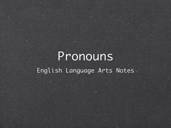 Linking Verb Pronoun | PDF
