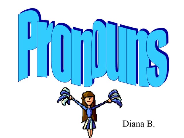 Pronouns second grade | PPTX