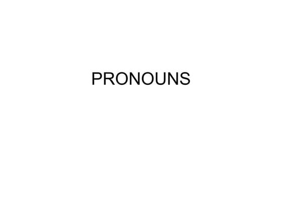 PPT Demonstrative Pronouns (These, this, that, those) | PPTX