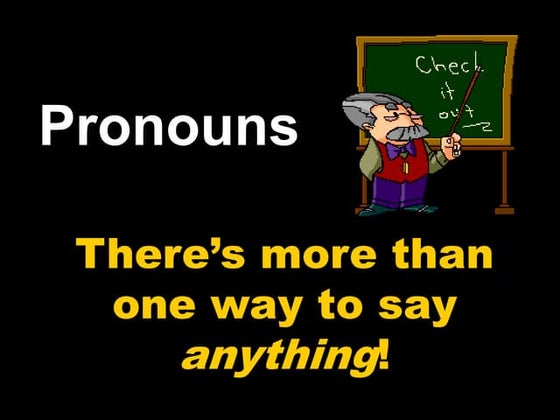 Types of pronoun | PPT