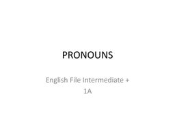 Object pronouns | PPT