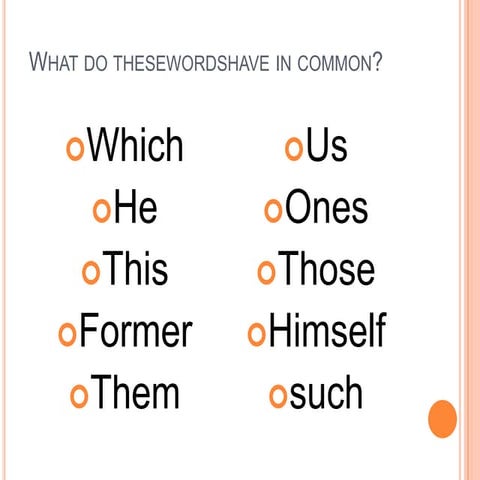 Pronouns Explanation | PPTX