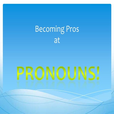 Pronouns PowerPoint | PPT