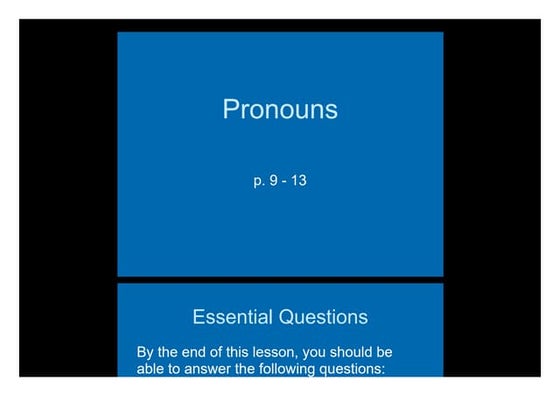 Personal pronouns & possessive adjectives | PPT