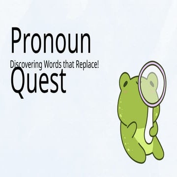 Pronouns Presentation in Green and Pink Cute Style.pptx